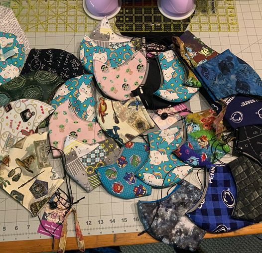 The Vizard! Fitted Masks – Ginger Muse Art